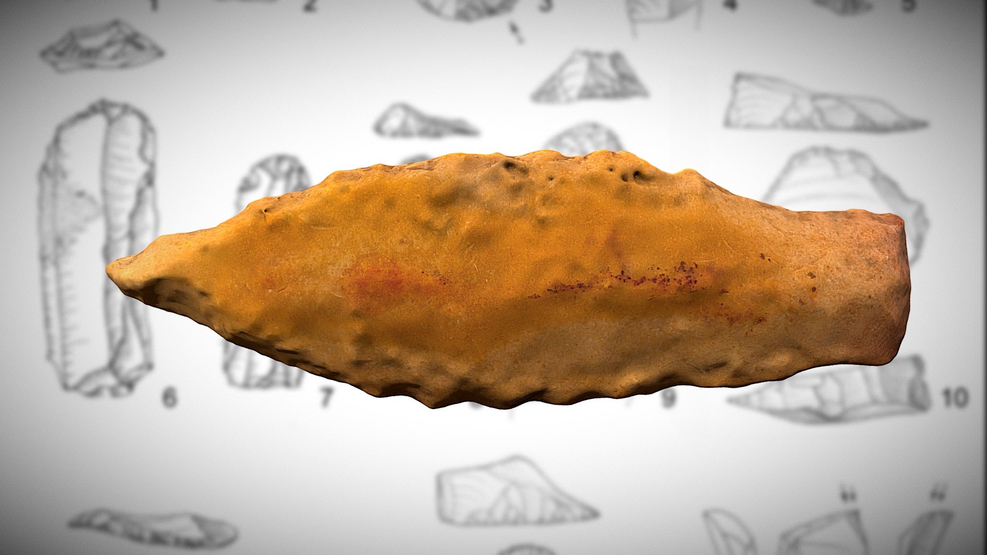 Bayougoula-type Arrowhead - Download Free 3D model by Frank McMains ...