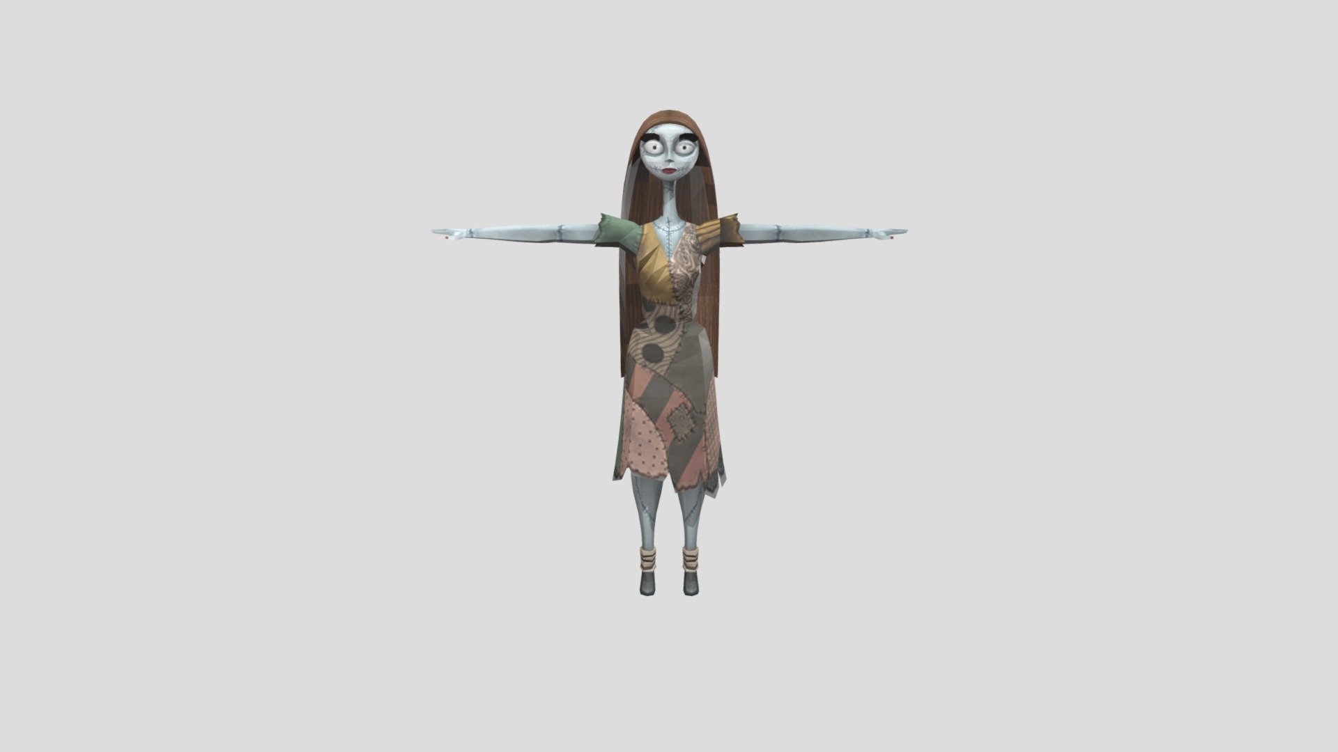 ADI 2.0: Sally (Fully rigged) - Download Free 3D model by Charred Willy ...