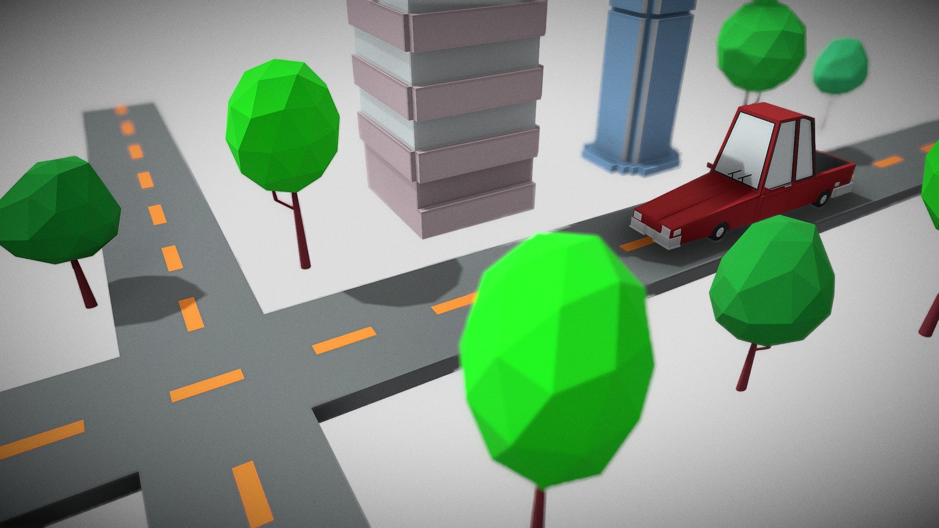 Low-poly Car - 3D model by Ian Christopher (@ian022385) [a174bc0 ...