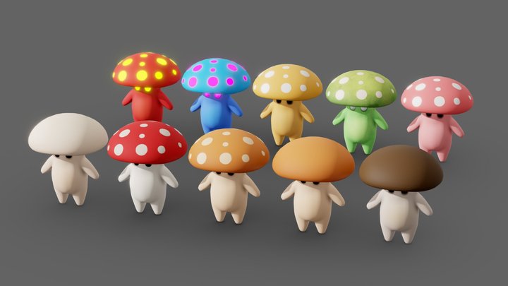 Mushroom 3D models - Sketchfab