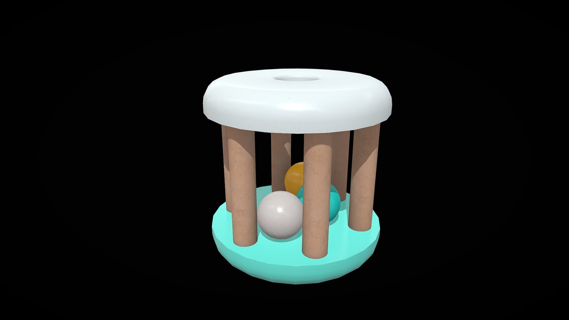 Wooden Baby Rattle Toy - Download Free 3D model by thebergh [a176b85 ...