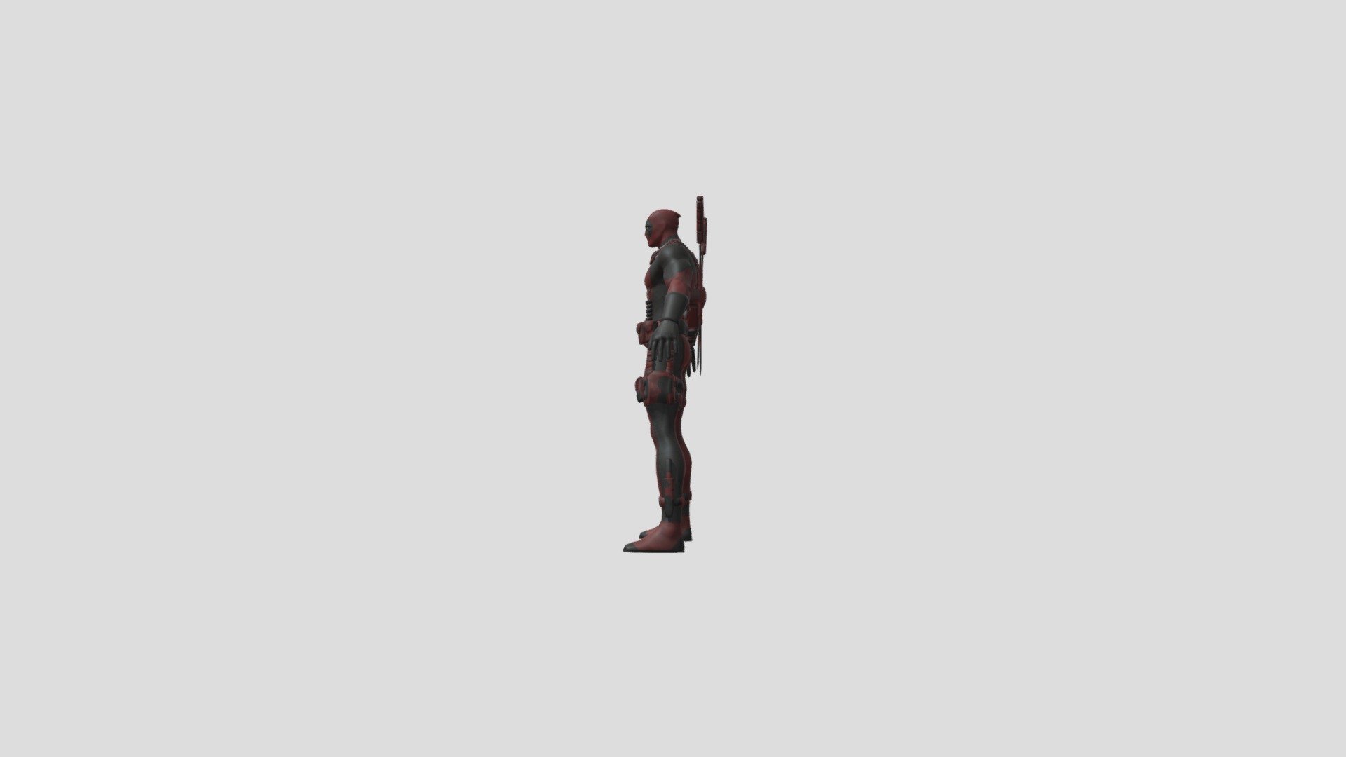 Deadpool Animated and textured. - 3D model by animation.creed ...