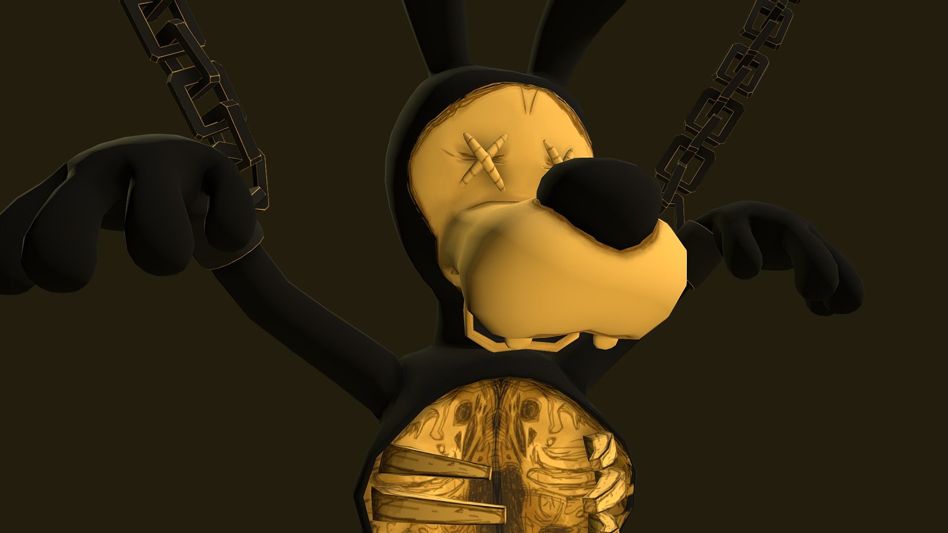 Out of the Ink Machine - Dead Frank - Download Free 3D model by MG Rips (@MG_GameRips) [a177ba2 ...