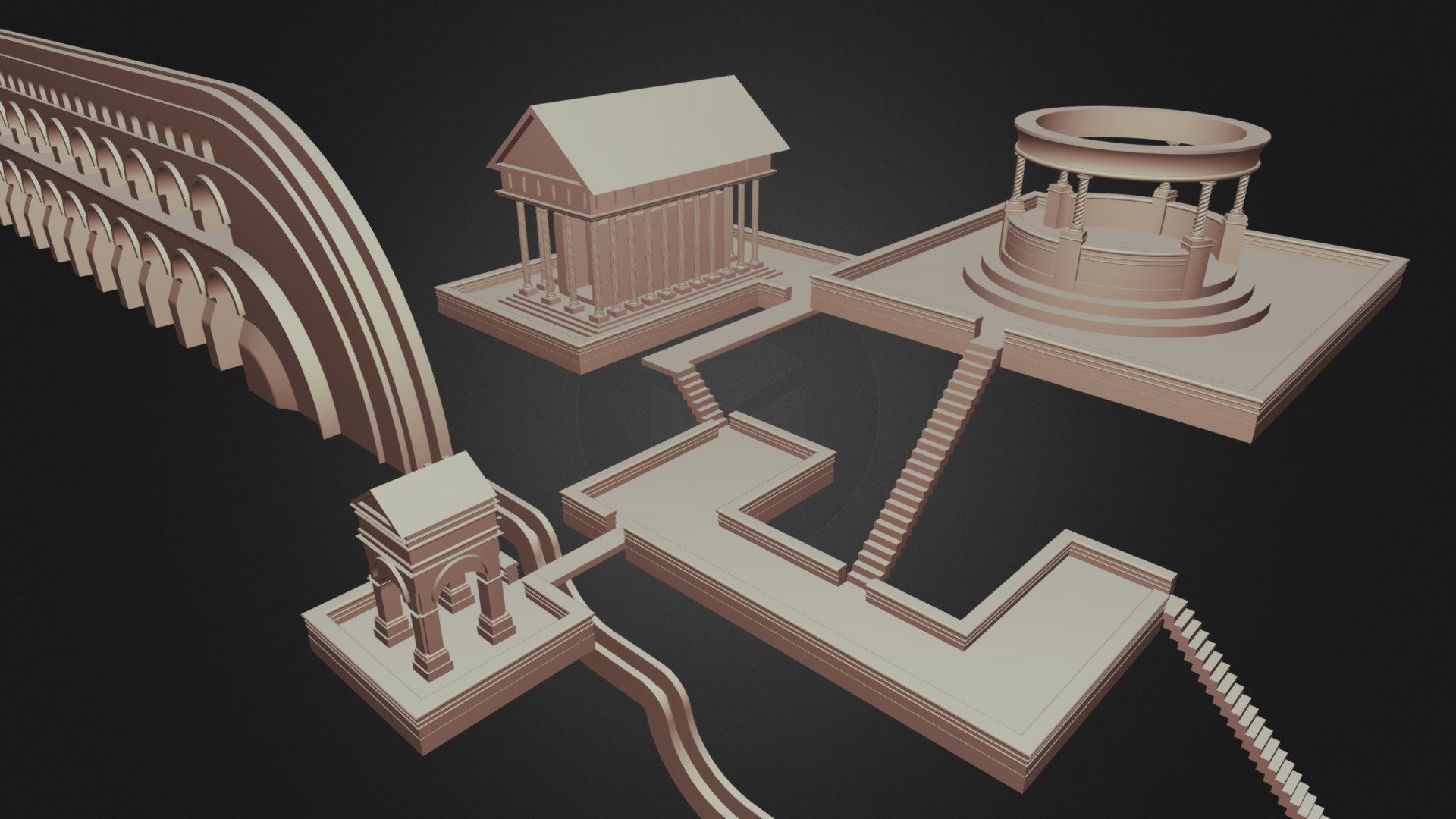 Roma - 3D model by Marco_Gomez_92 (@mgromega) [a17afbd] - Sketchfab