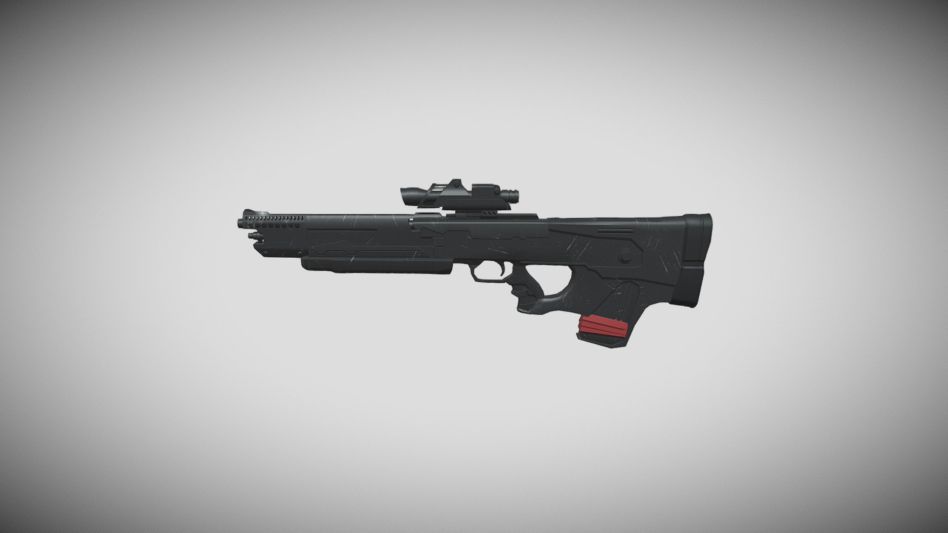 Gun - 3D model by Vikas.Bhatt [a17e539] - Sketchfab