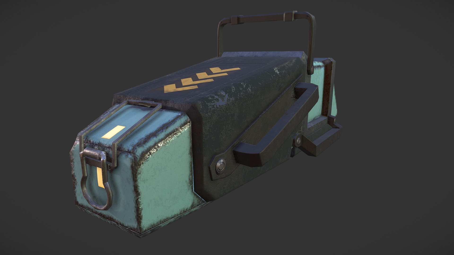 Low Poly Crate Concept - 3D model by Raz (@RazCaro) [a17eae4] - Sketchfab
