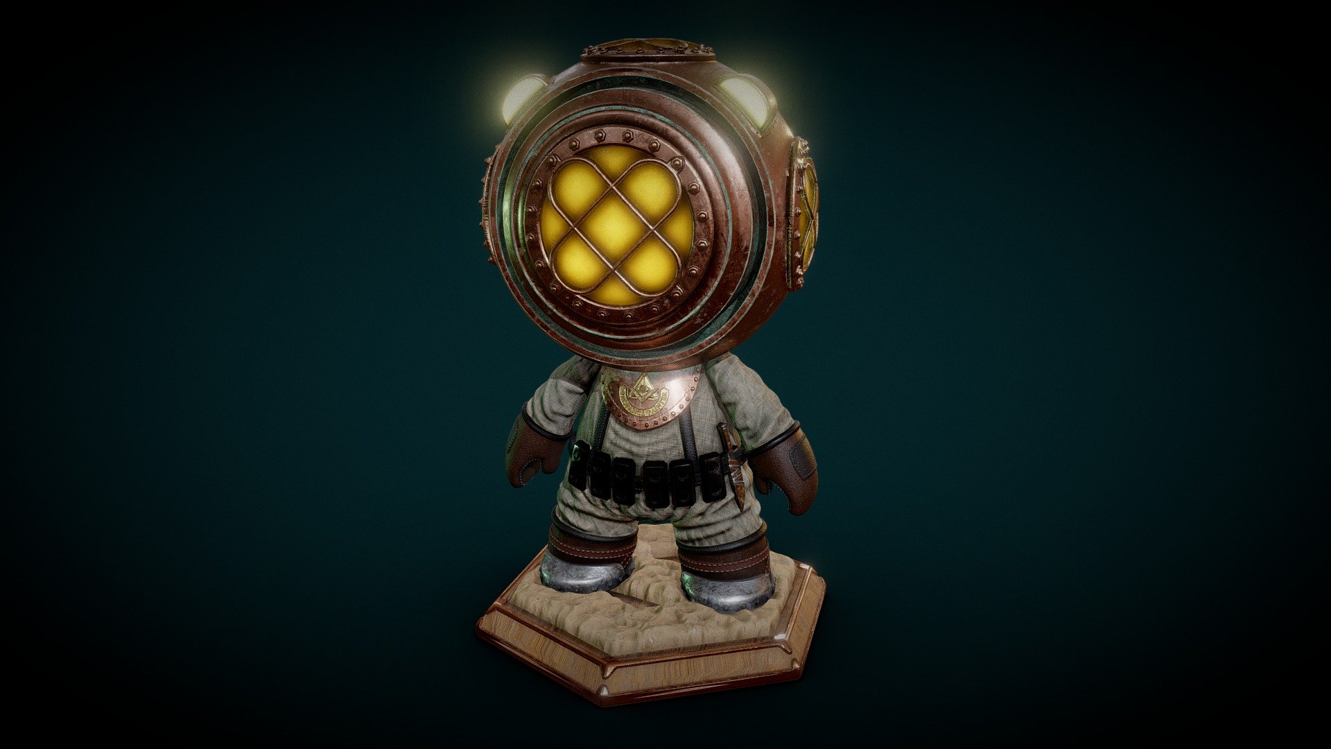 MeetMAT contest 2020 - Little Diver - 3D model by Valentin Winkelmann ...