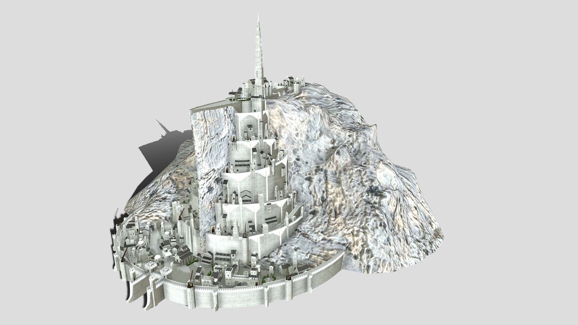 Minas Tirith - Buy Royalty Free 3D model by Buncic [a180745 ...