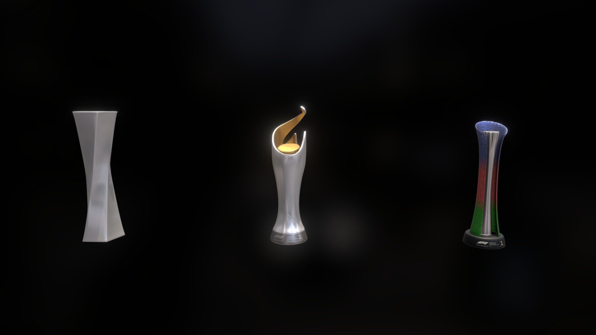 F1 Trophy - Azerbaijan Fomula 1 GP - Buy Royalty Free 3D model by ...