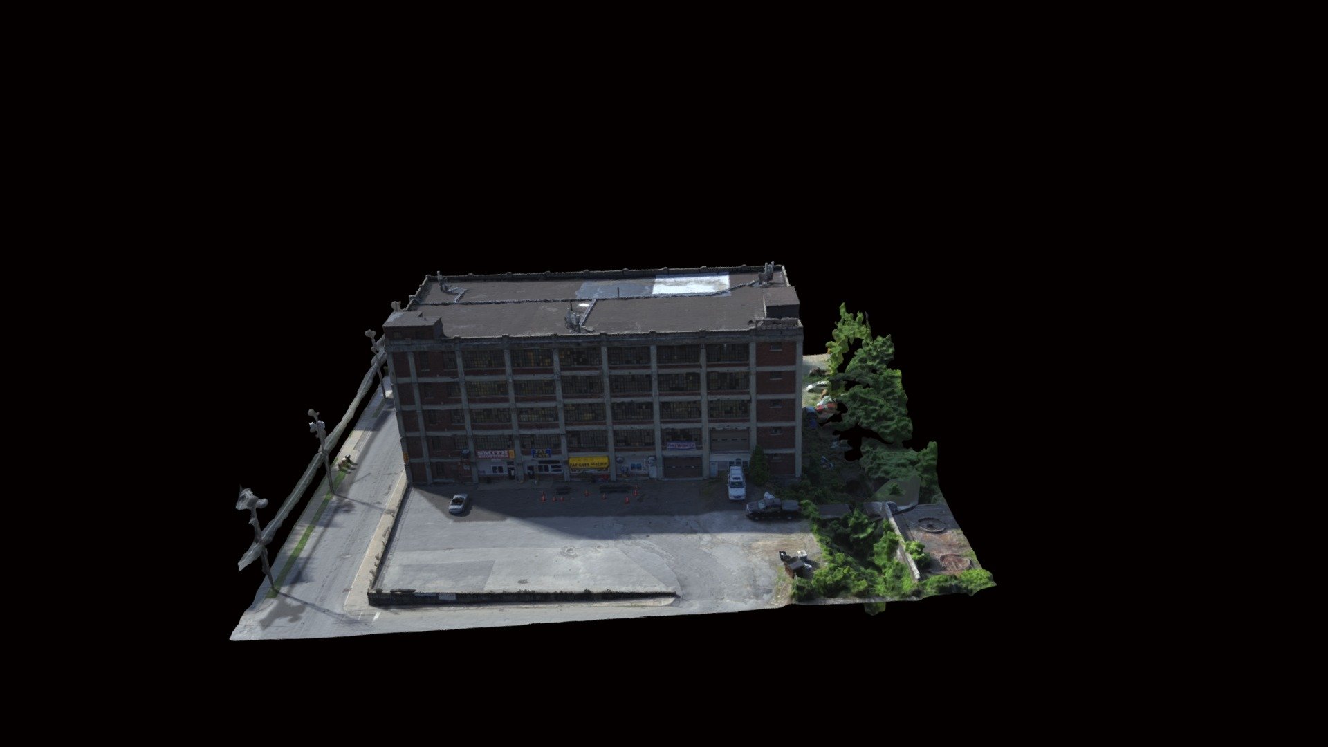 Old building 3D Model - Download Free 3D model by CNY Drone Services ...