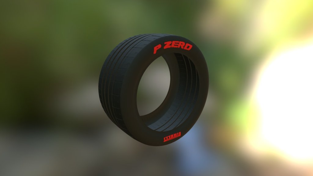 Pirelli P Zero Tire - 3D model by DevinThrone [a181689] - Sketchfab