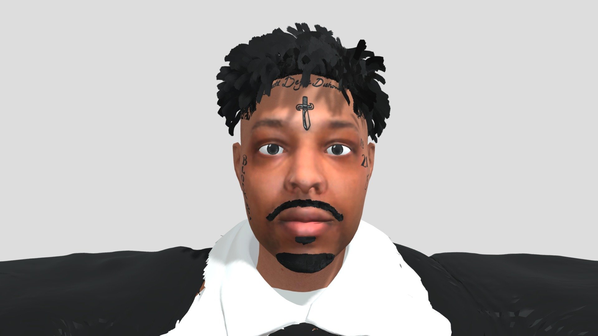 21 Savage - 3D model by Leo DeArtist (@leoTheArtist27) [a1824db] - Sketchfab