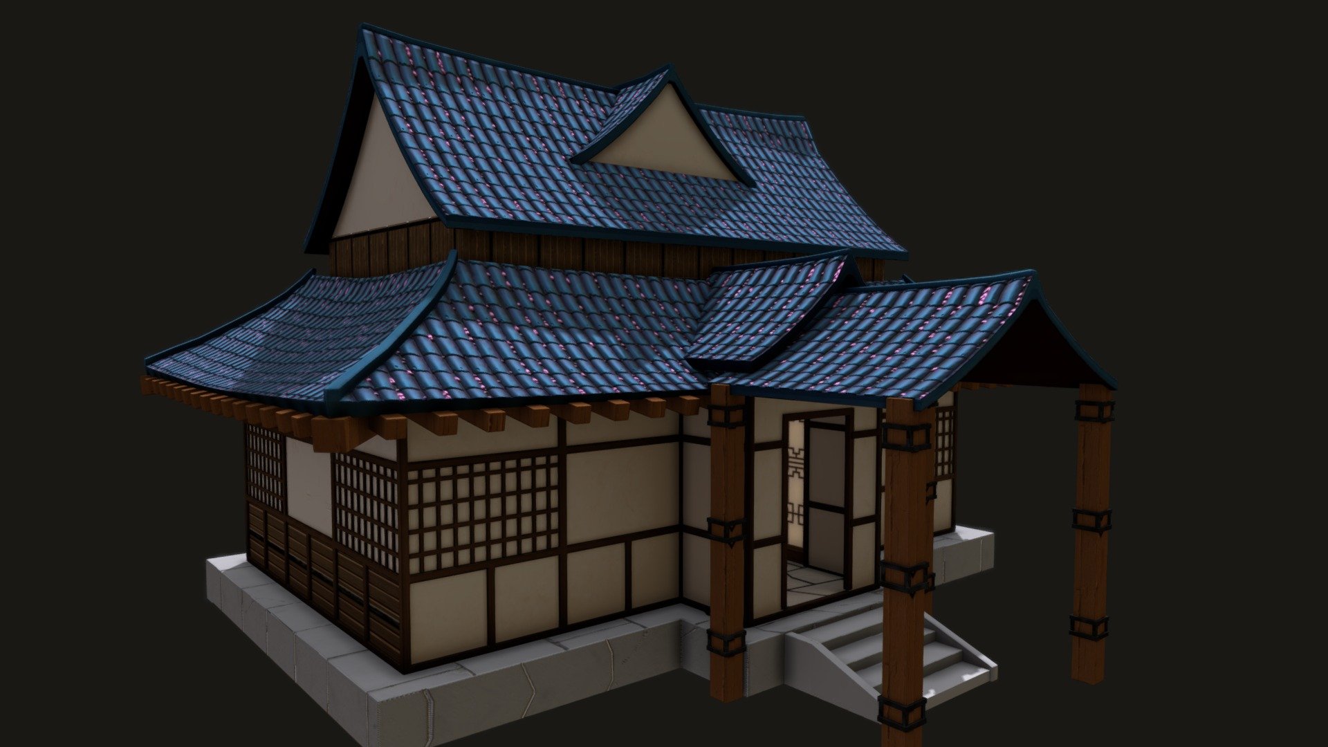 Japanese House - 3D model by Jeef Marcil (@warful444) [a1830b9] - Sketchfab