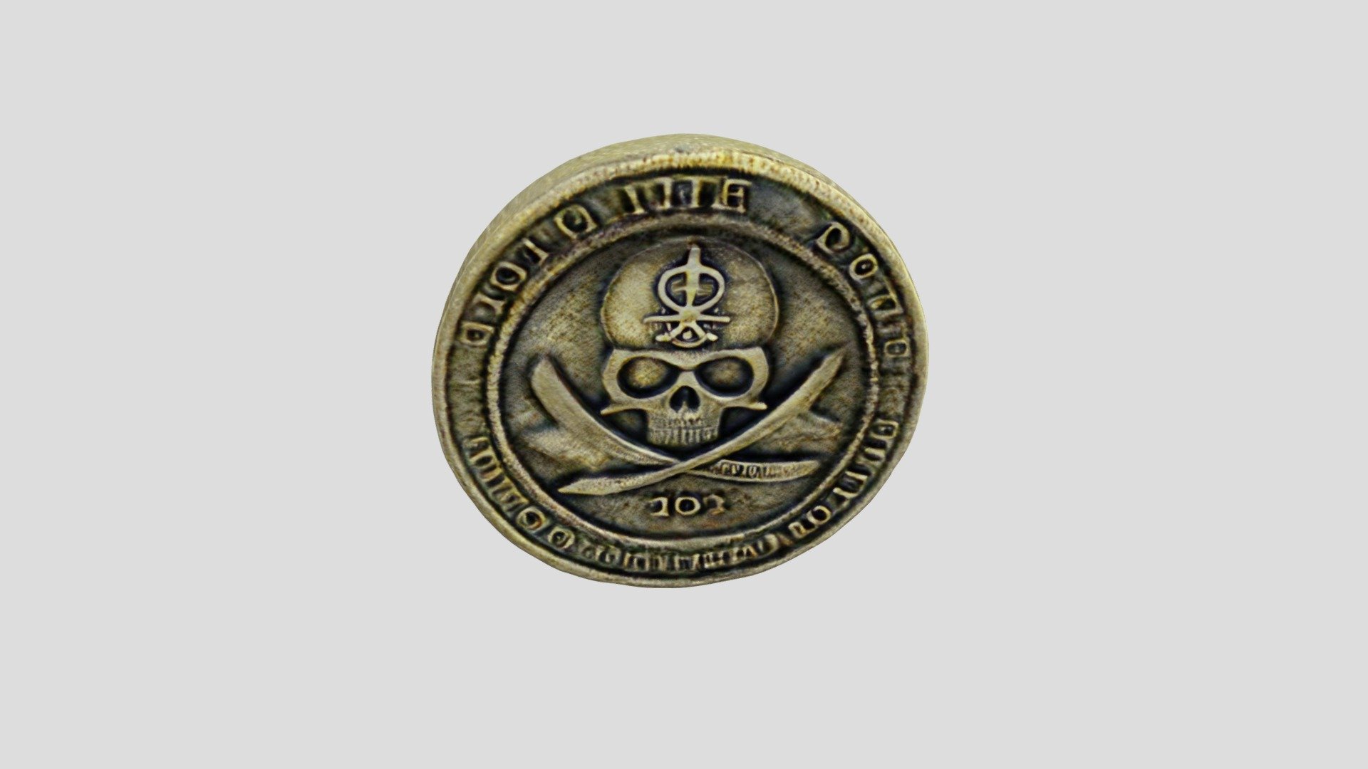 Vintage Pirate Treasure Coin - Download Free 3D model by Graph VFX ...