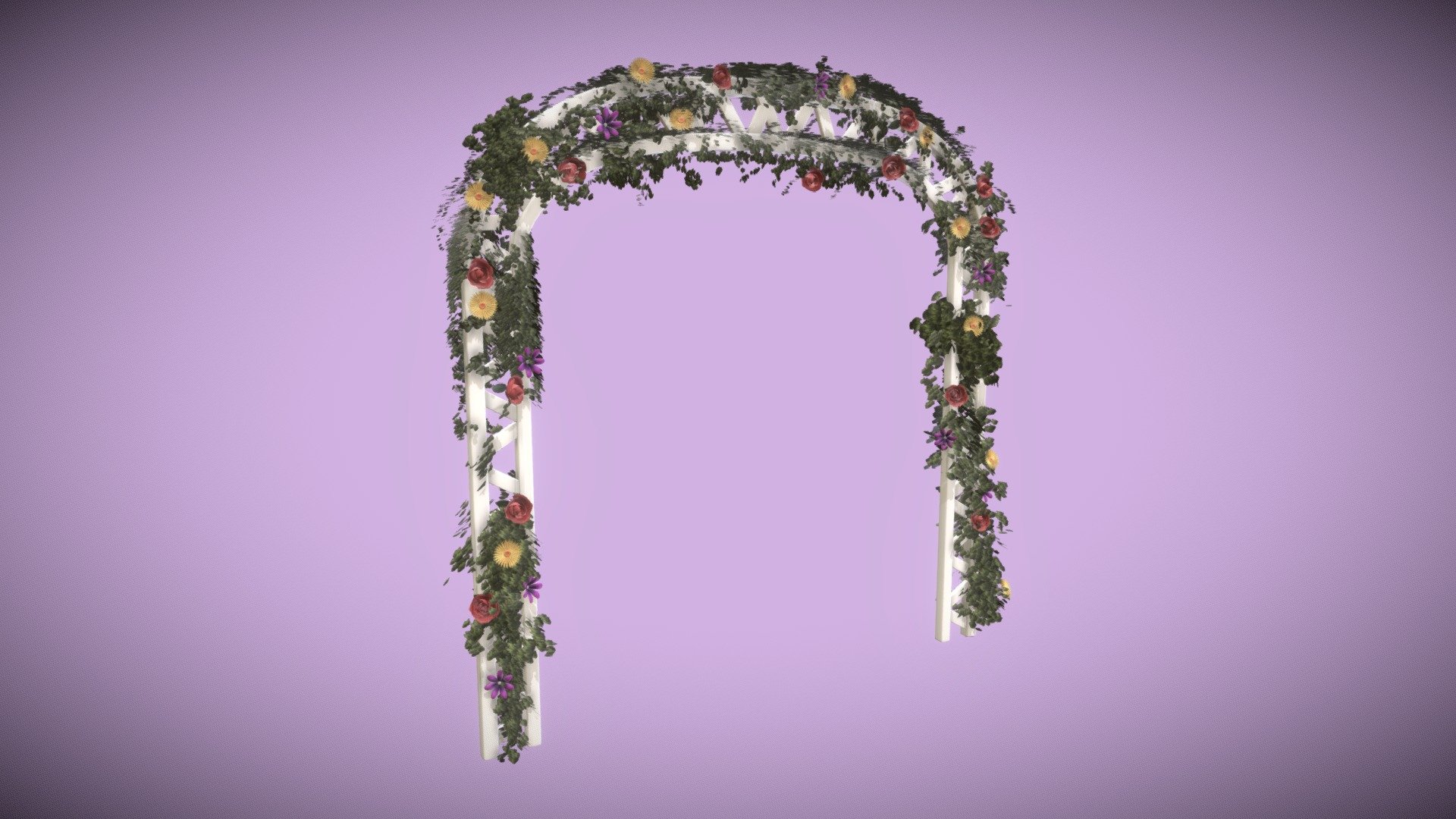 Flower Arch - Download Free 3D model by Khal-lion [a1844bd] - Sketchfab