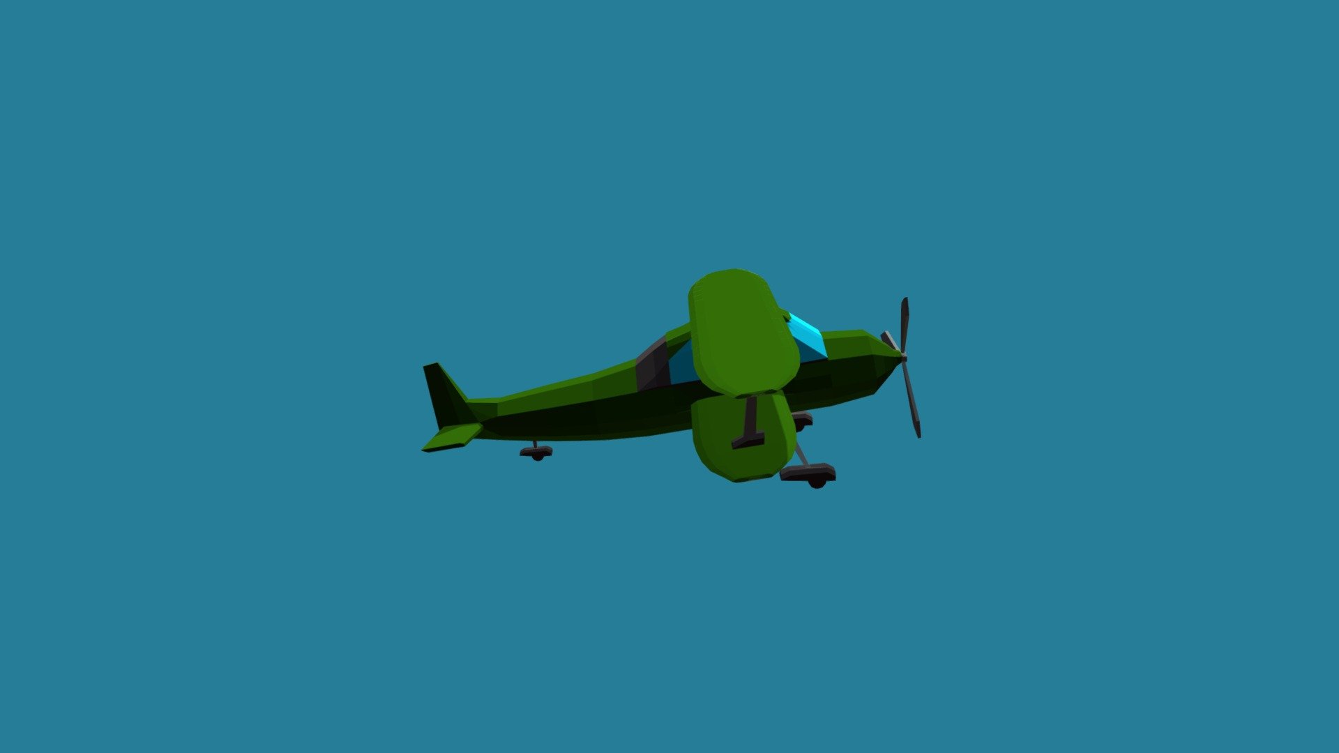 Plane With 2 Wings - 3D model by fess94 [a184bfc] - Sketchfab