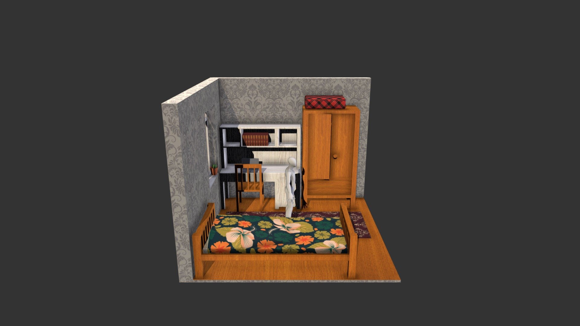 isometric room interior - 3D model by DefragmentedMind [a185cde ...