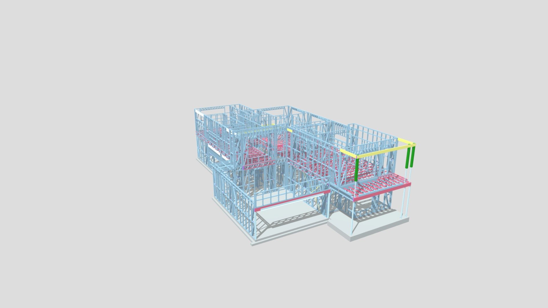 90500 STEEL FRAMING - 3D model by SSHF_Detailing [a187775] - Sketchfab