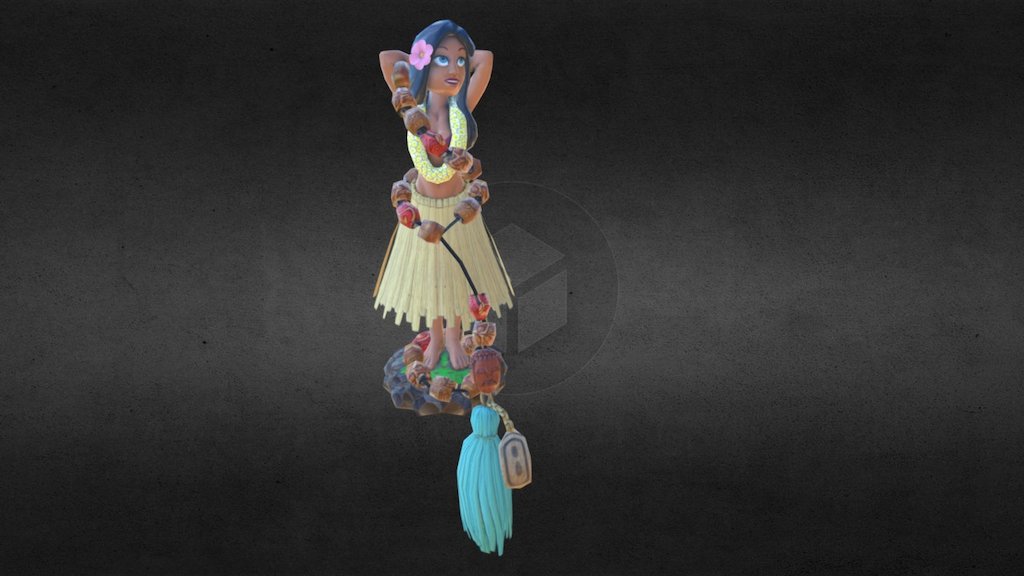 Hula Bobble - 3D model by introvertices [a187a2a] - Sketchfab