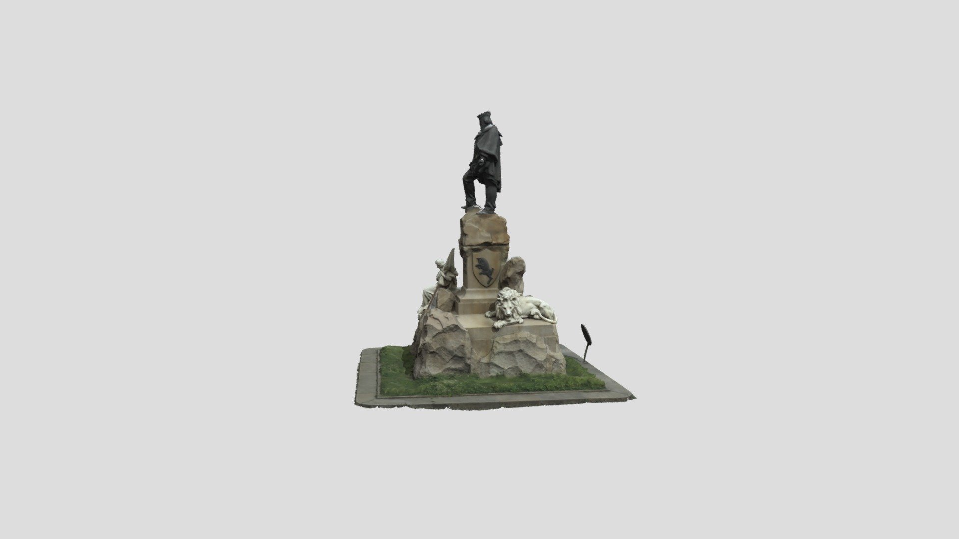 Monumento a Giuseppe Garibaldi - 3D model by samuelebianco00 [a187bb2] - Sketchfab