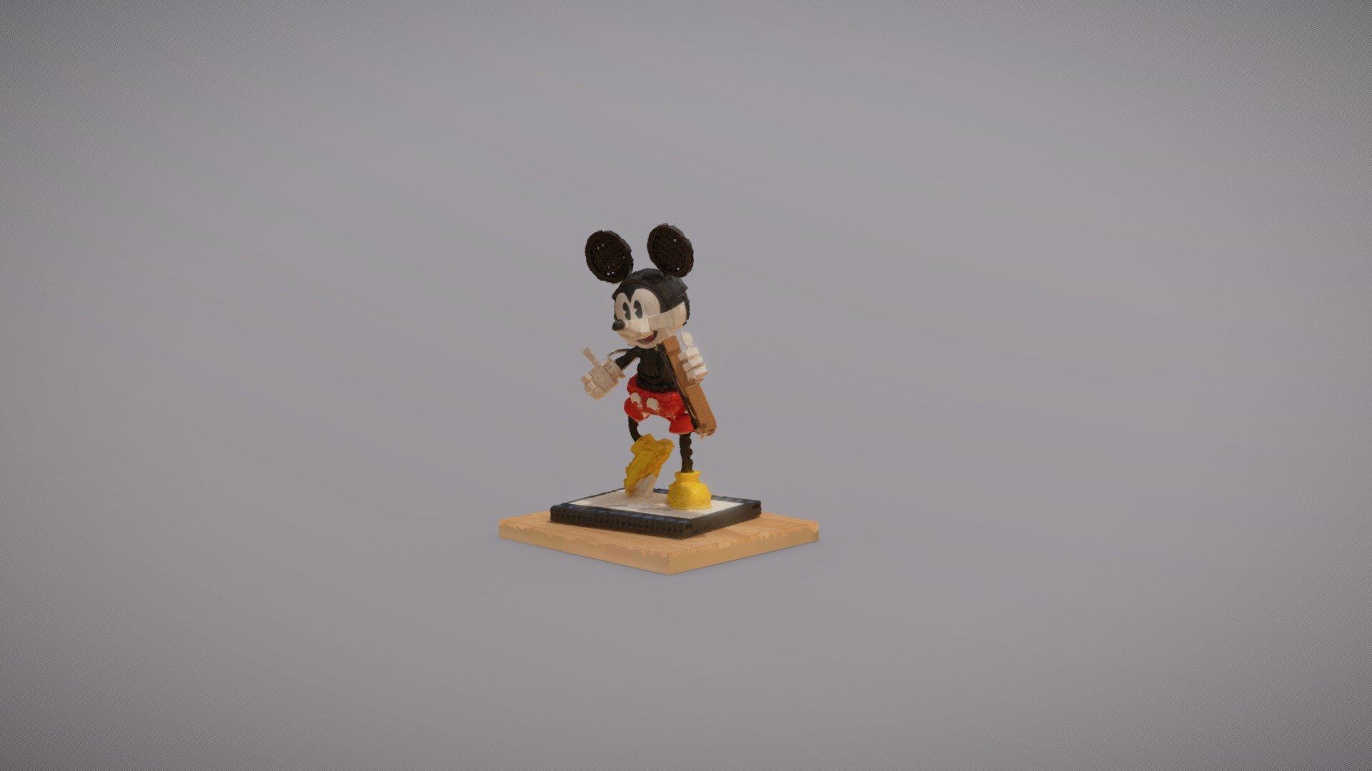 Lego Mickey Mouse 3D Scan - Download Free 3D model by b1ackt3a [a18c782 ...