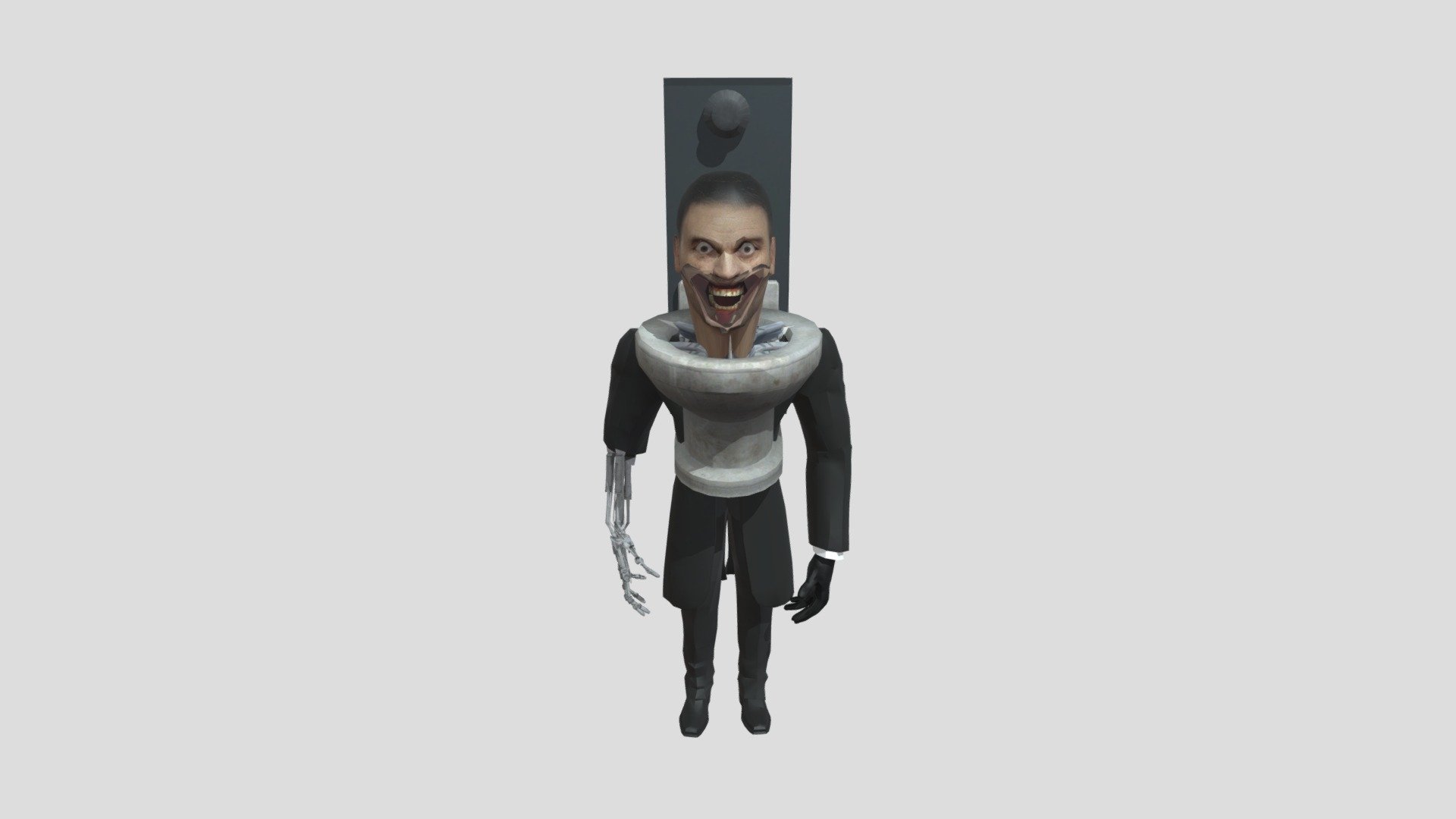 Mutant Toilet - Download Free 3D model by Eyeeyeman (@brandoncyrus_125 ...