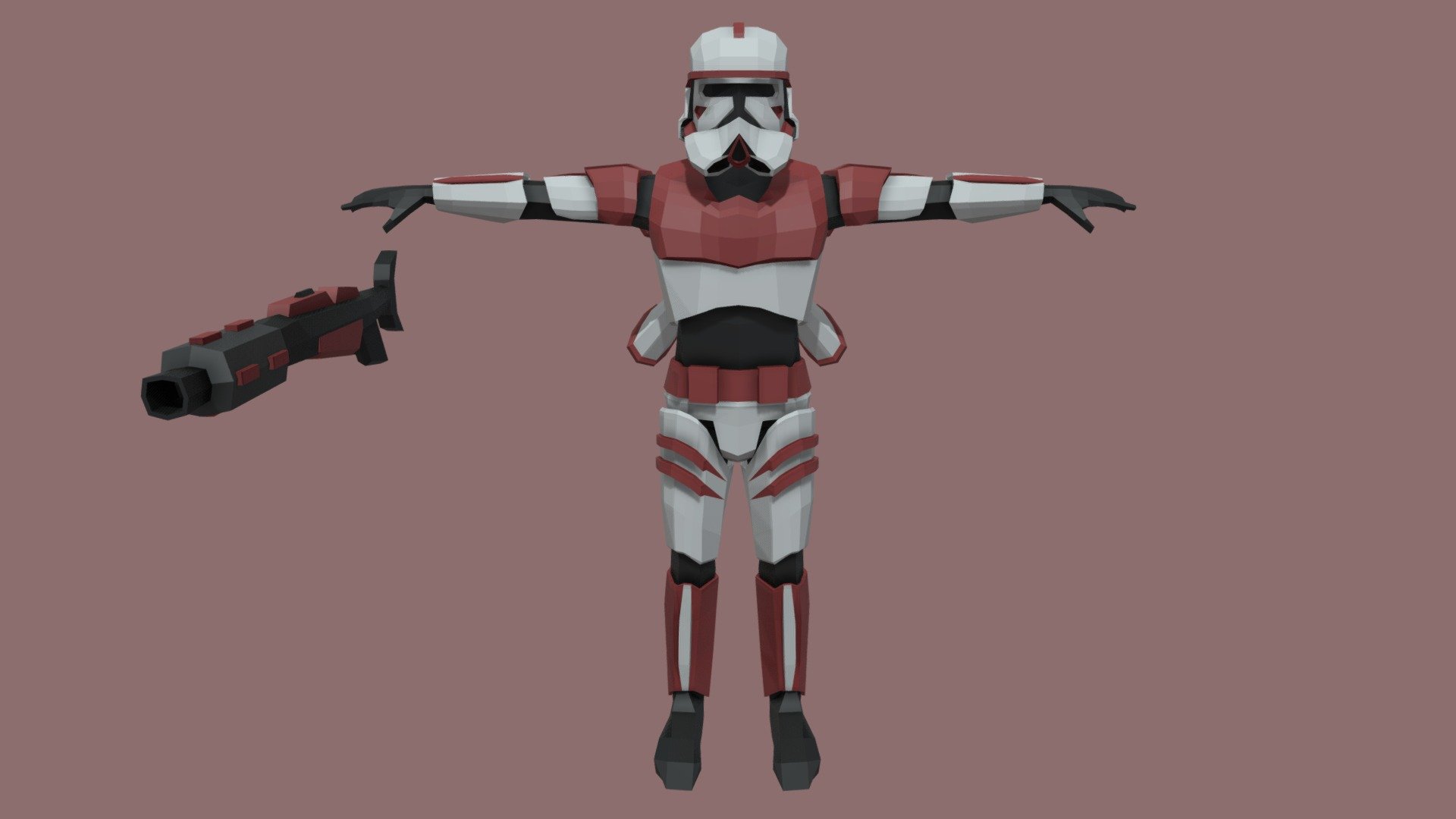 Star Wars - Low Poly Skytrooper - Download Free 3D model by Oscar RP ...
