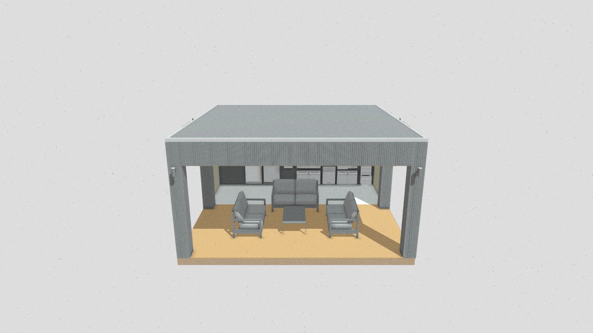 Беседка - Download Free 3D model by Designer (@89196858880) [a18fe90 ...