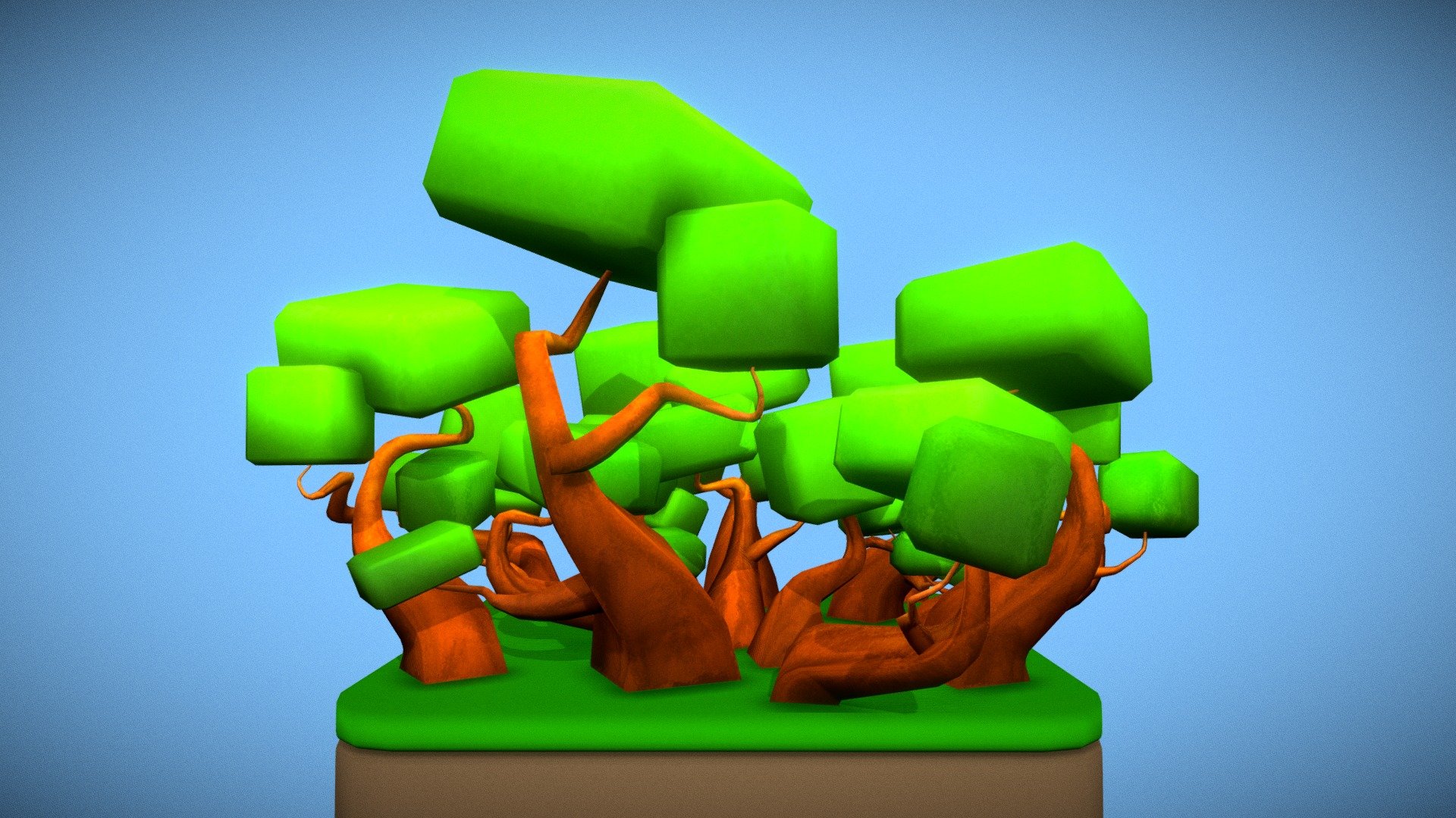 Stylized Low Poly Trees - Buy Royalty Free 3D model by Max Caravitis ...