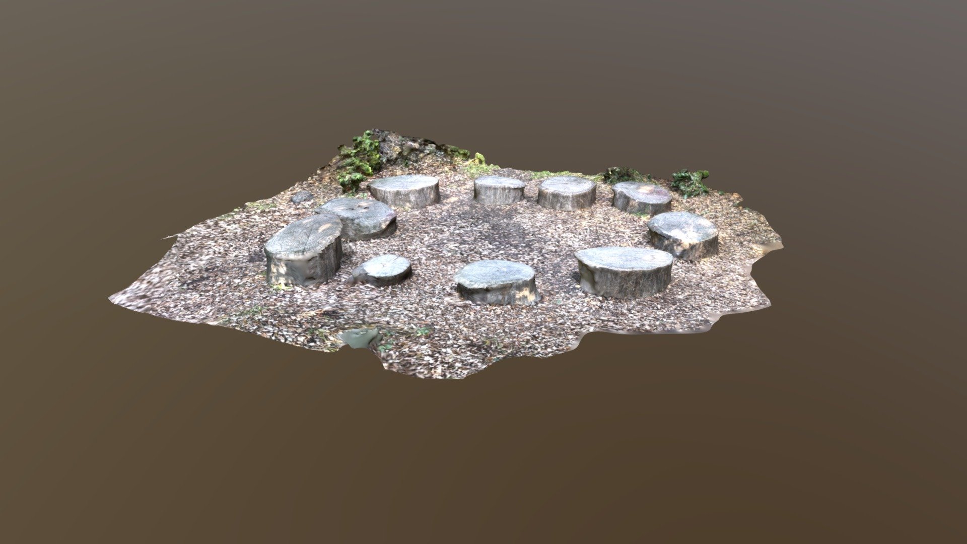 Circle of Wooden Stumps - Download Free 3D model by Tyler Stannard ...