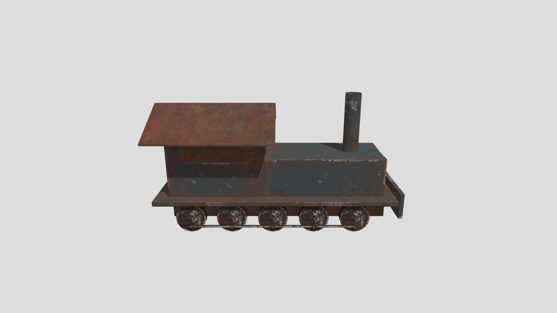 Old Train - 3D model by Andrew Htut (@Andrew_Htut) [a191702] - Sketchfab
