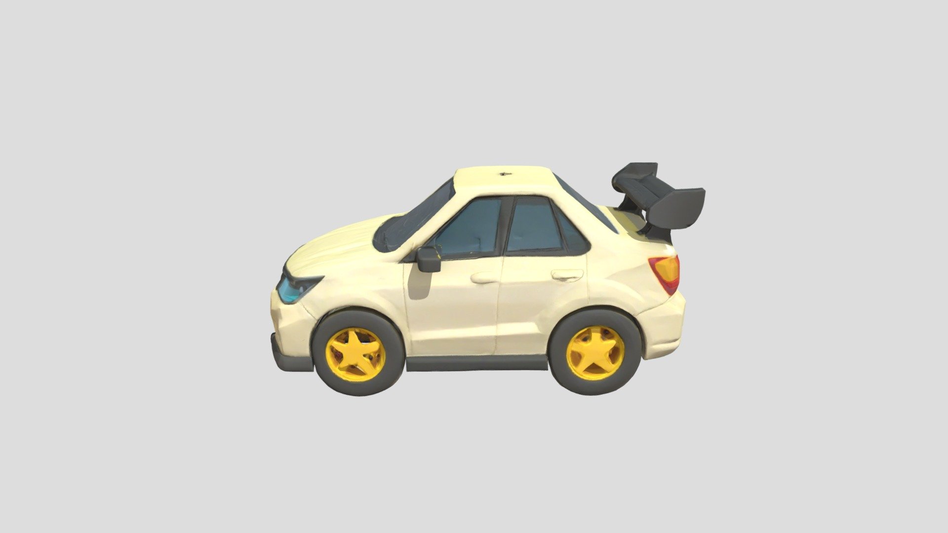 sport car from 2d to 3d - 3D model by b46usf [a192e26] - Sketchfab