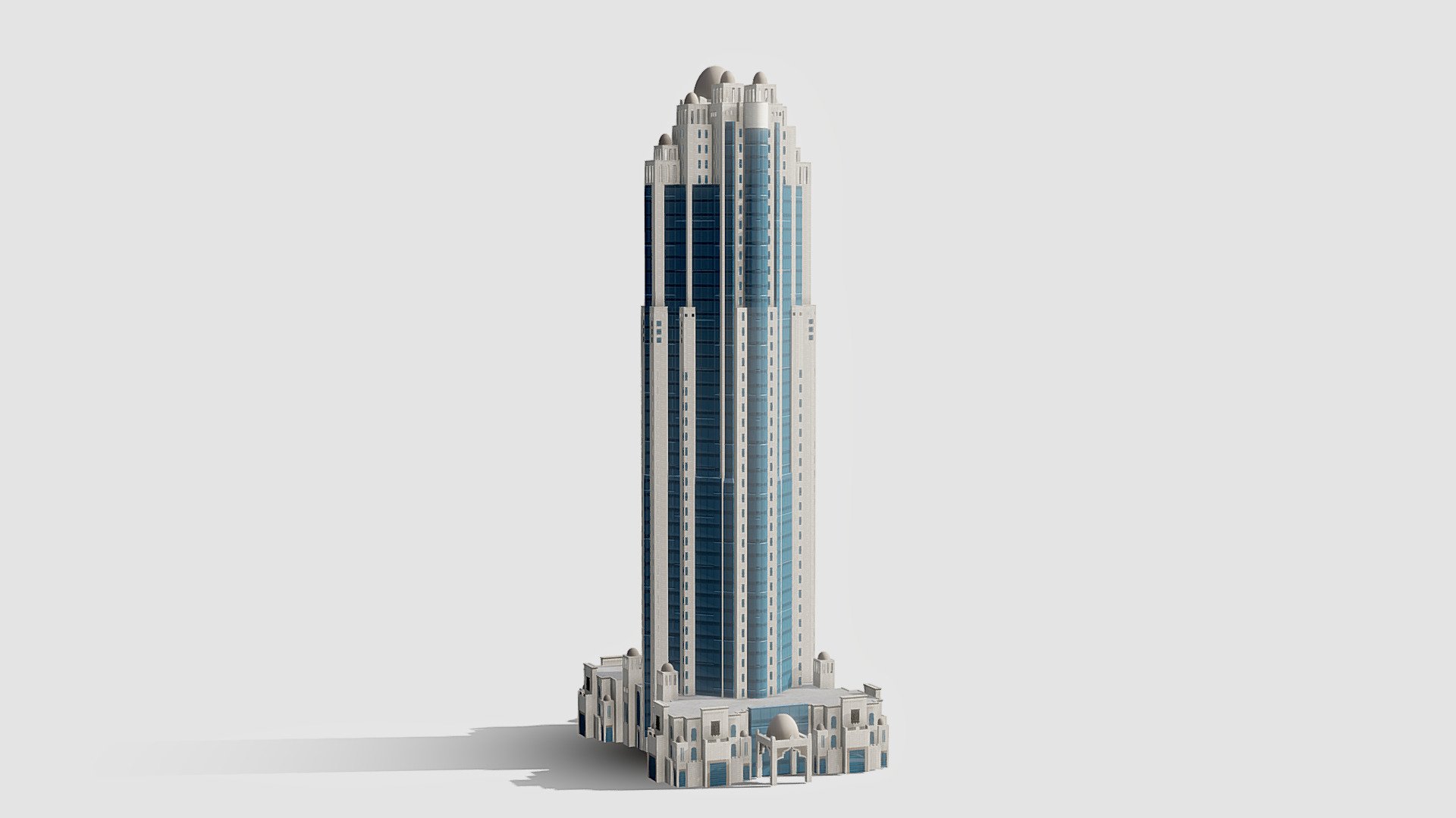Al Jassimya Tower -Qatar doha - Buy Royalty Free 3D model by 1Quad (@1 ...