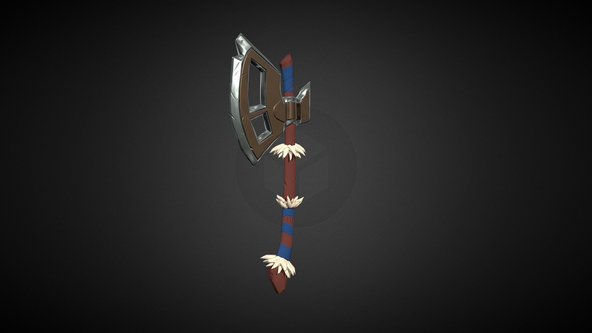 Low poly Axe - 3D model by Ivan Chavez (@Ivan_ChavezR) [a195744 ...