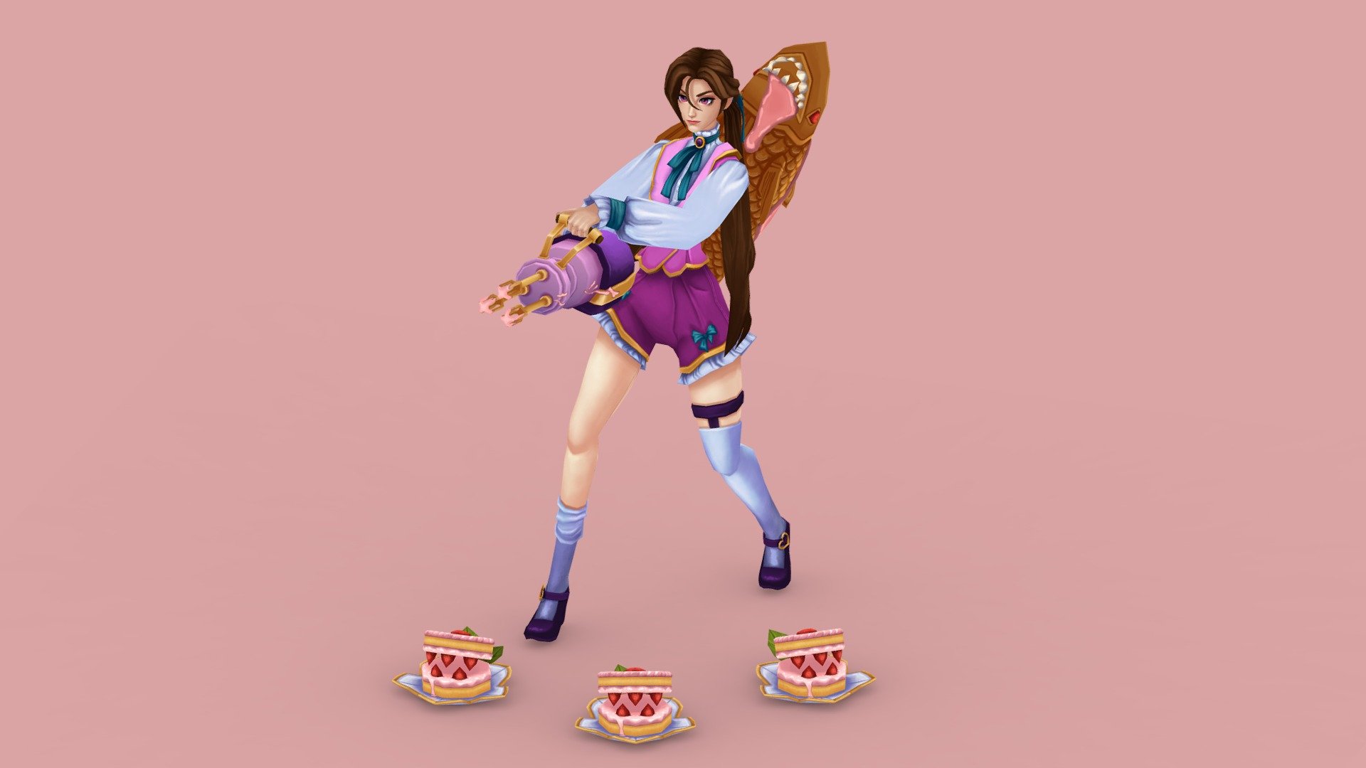 Cafe Cutie Jinx - 3D model by spooky.pocky.art [a197df6] - Sketchfab