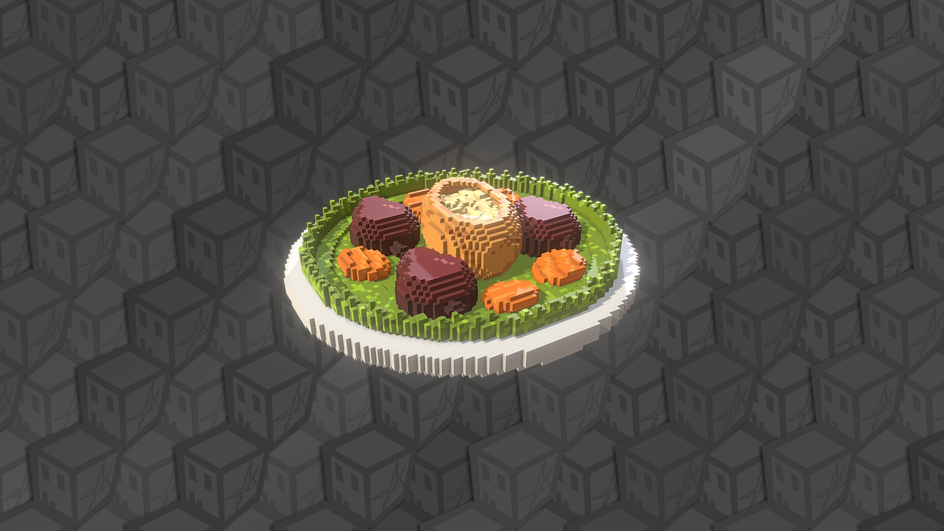 Vegetable Salad - (64-bit) - 3D model by zachrywilsn | nullblox ...