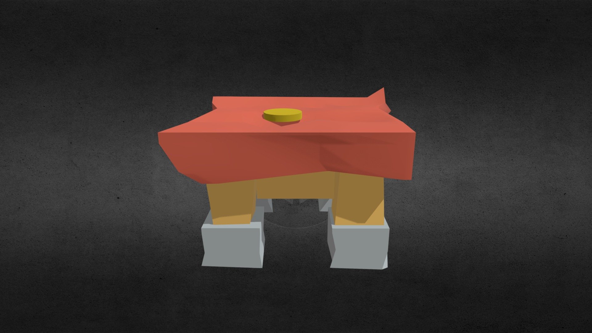 Footstool - Download Free 3D model by michael_wainaina [a19a760 ...