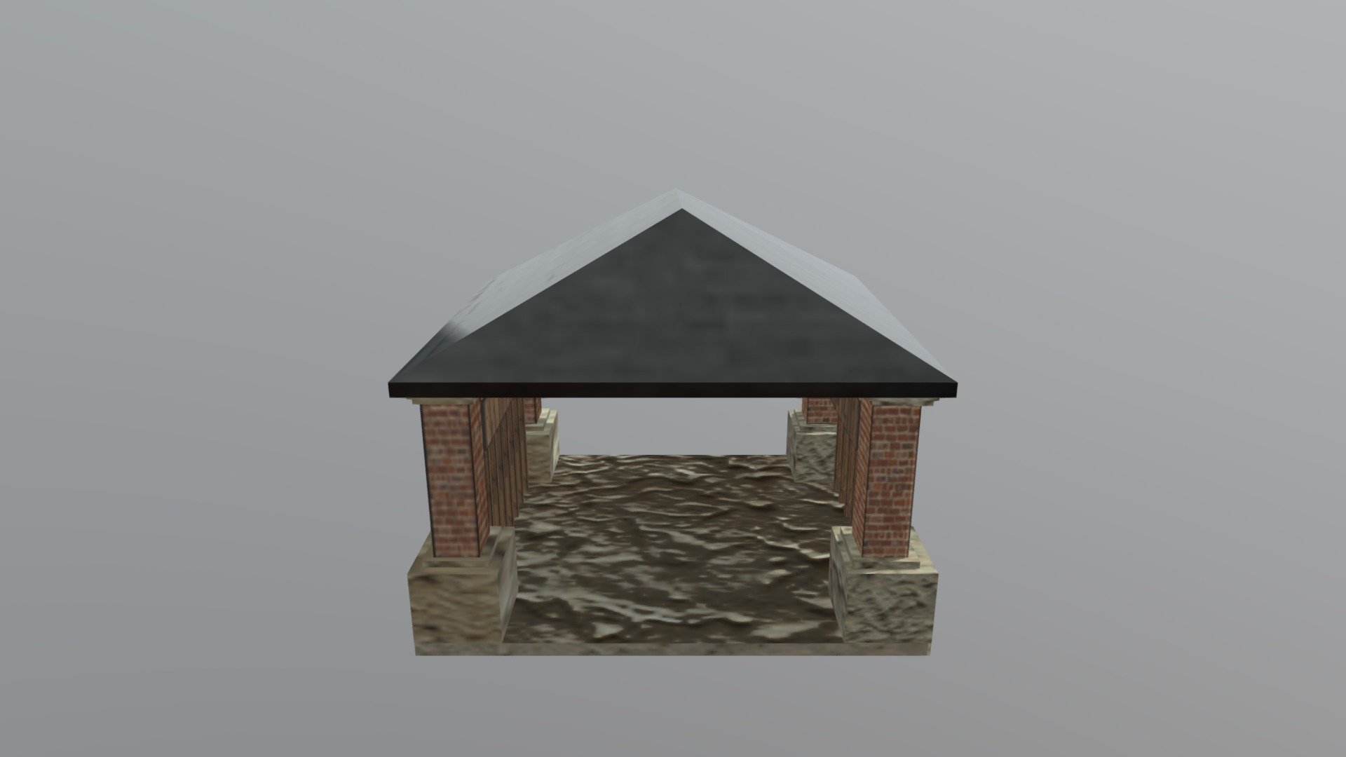 Pavillion Textured - 3D model by shojosparkles [a19bac5] - Sketchfab