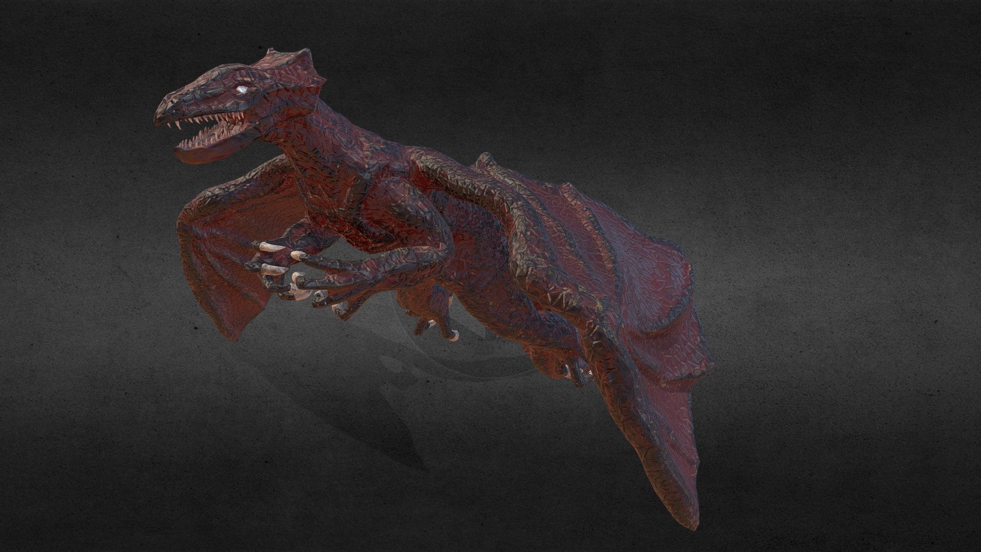 dragon model - 3D model by indynillessen [a19e3dc] - Sketchfab