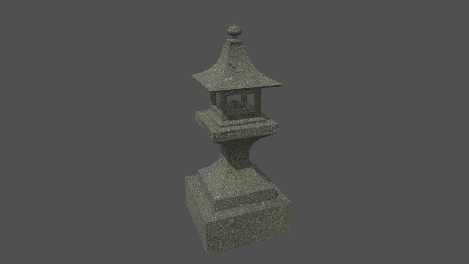 Stone Lantern - Download Free 3D model by David Maldonado Carazo ...