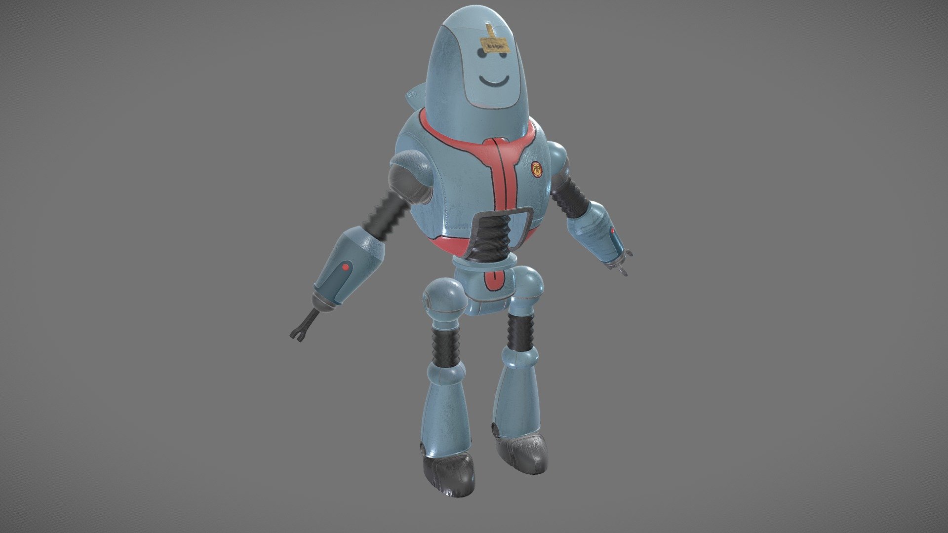 Fallout Protectron - 3D model by Hubert_Op [a1a0a43] - Sketchfab