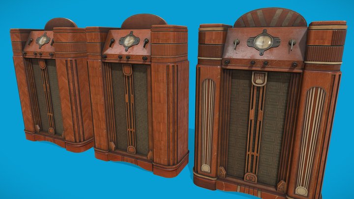 Radio_console 3D models - Sketchfab