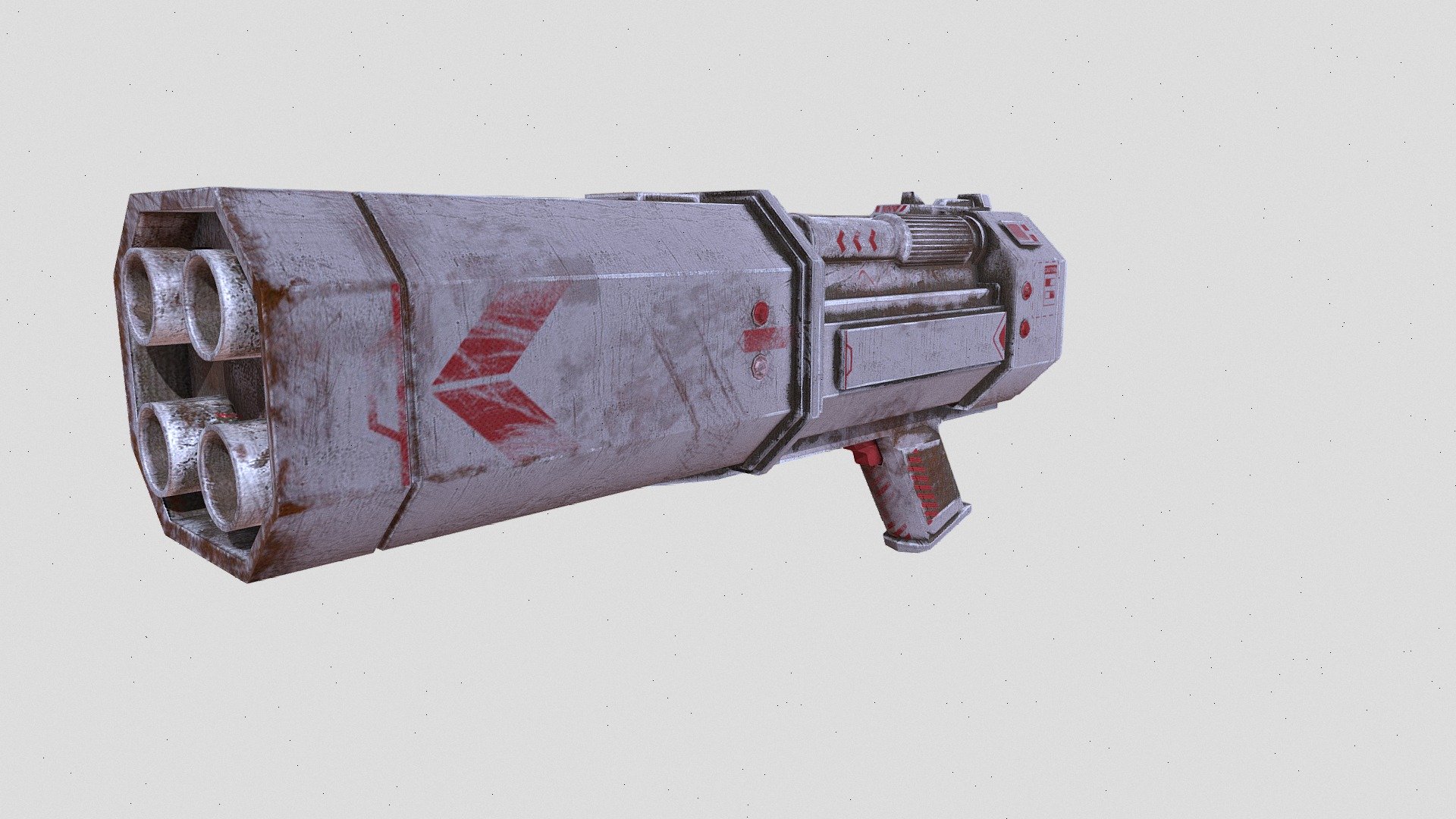 FC-1 Flechette Launcher - Buy Royalty Free 3D model by El Guido ...