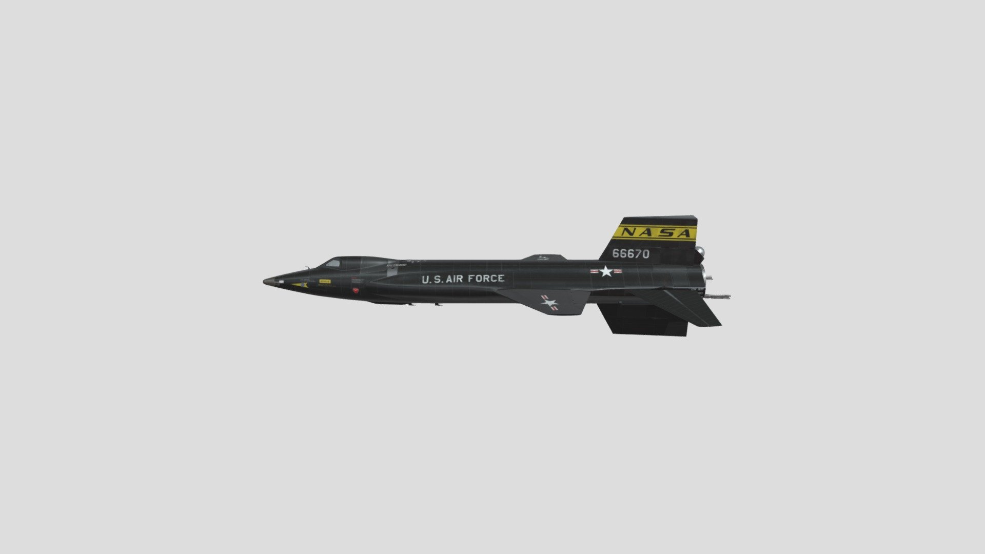 North-american-x-15-plane (2) - 3D model by aanamdev [a1a4f8e] - Sketchfab