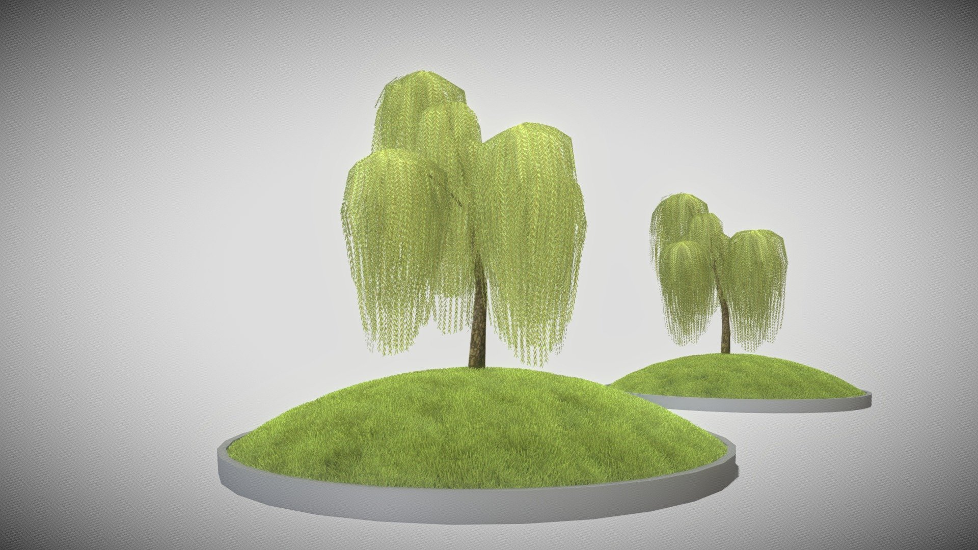 Low-Poly Silver Willow Version 1 - Buy Royalty Free 3D model by VIS-All ...