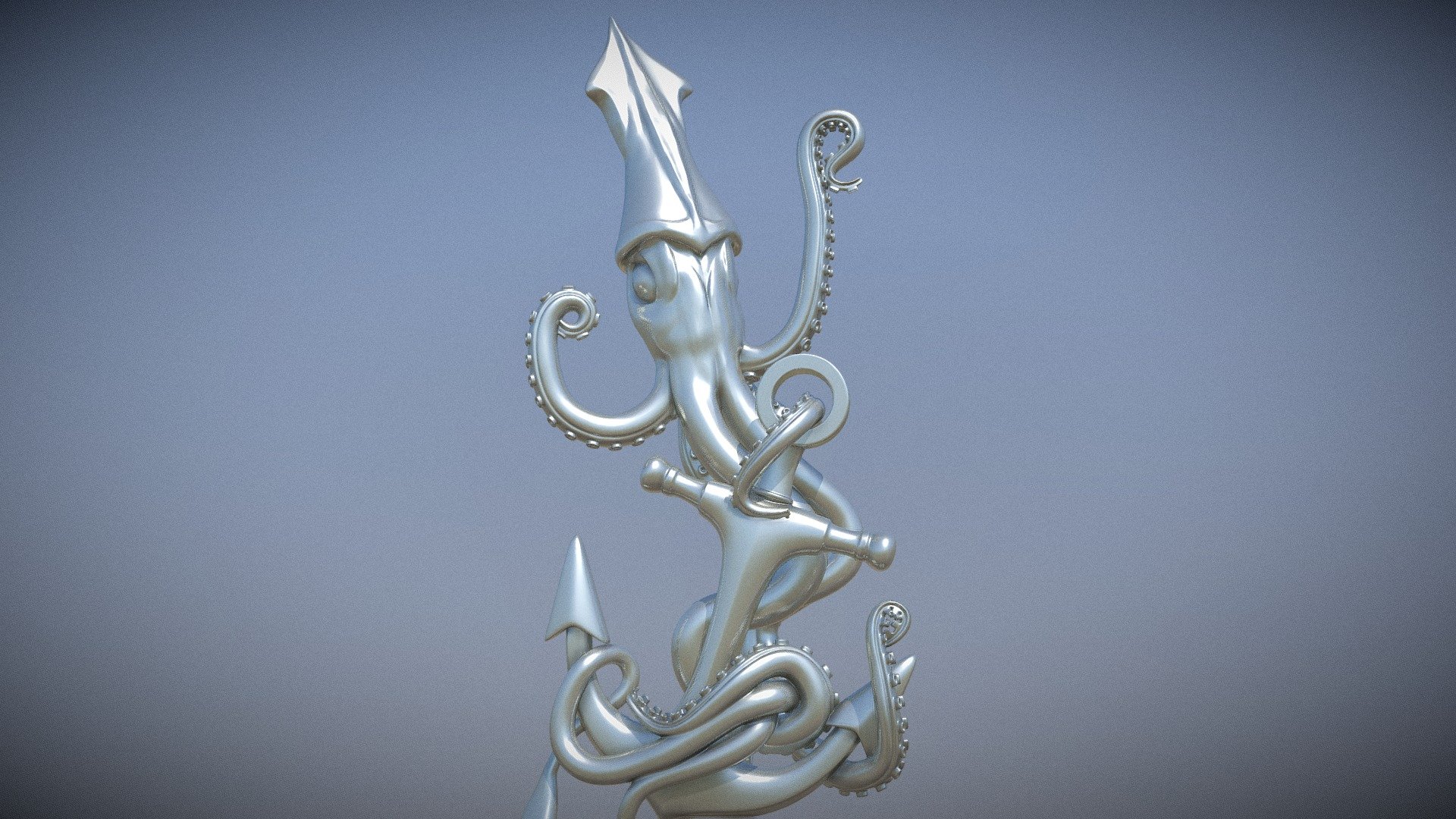 Squid sculpting - 3D model by ARAY studio (@xto15) [a1a632a] - Sketchfab
