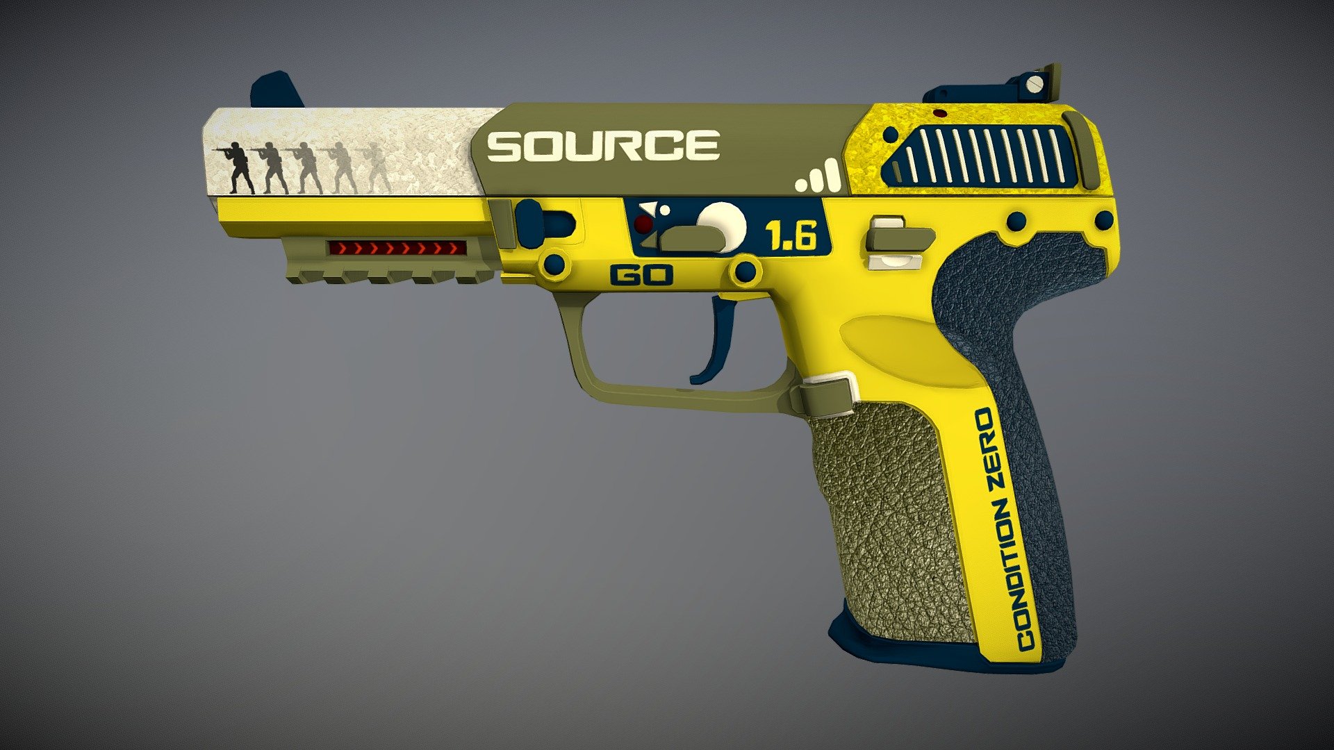 Five-seveN | Anthology - 3D model by Clu (@clu2) [a1a66b7] - Sketchfab