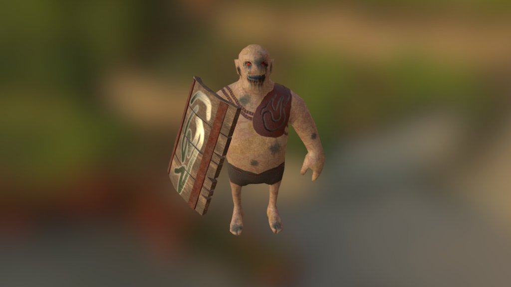 Goblin With Shield - Download Free 3D model by nvhesla [a1a989b ...