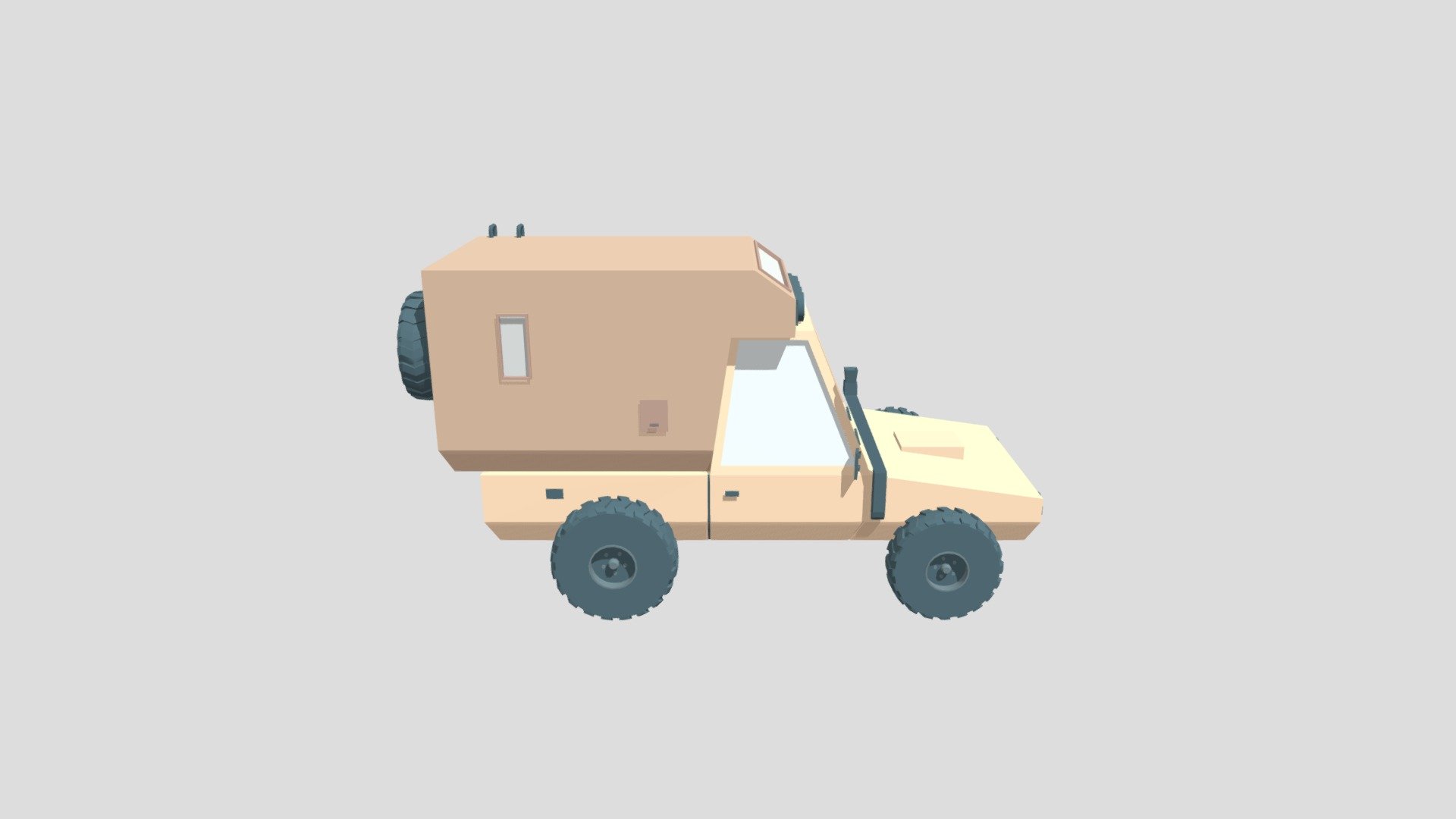 Low-poly-truck-car-drifter - 3D model by bluesncoppers [a1a99da ...
