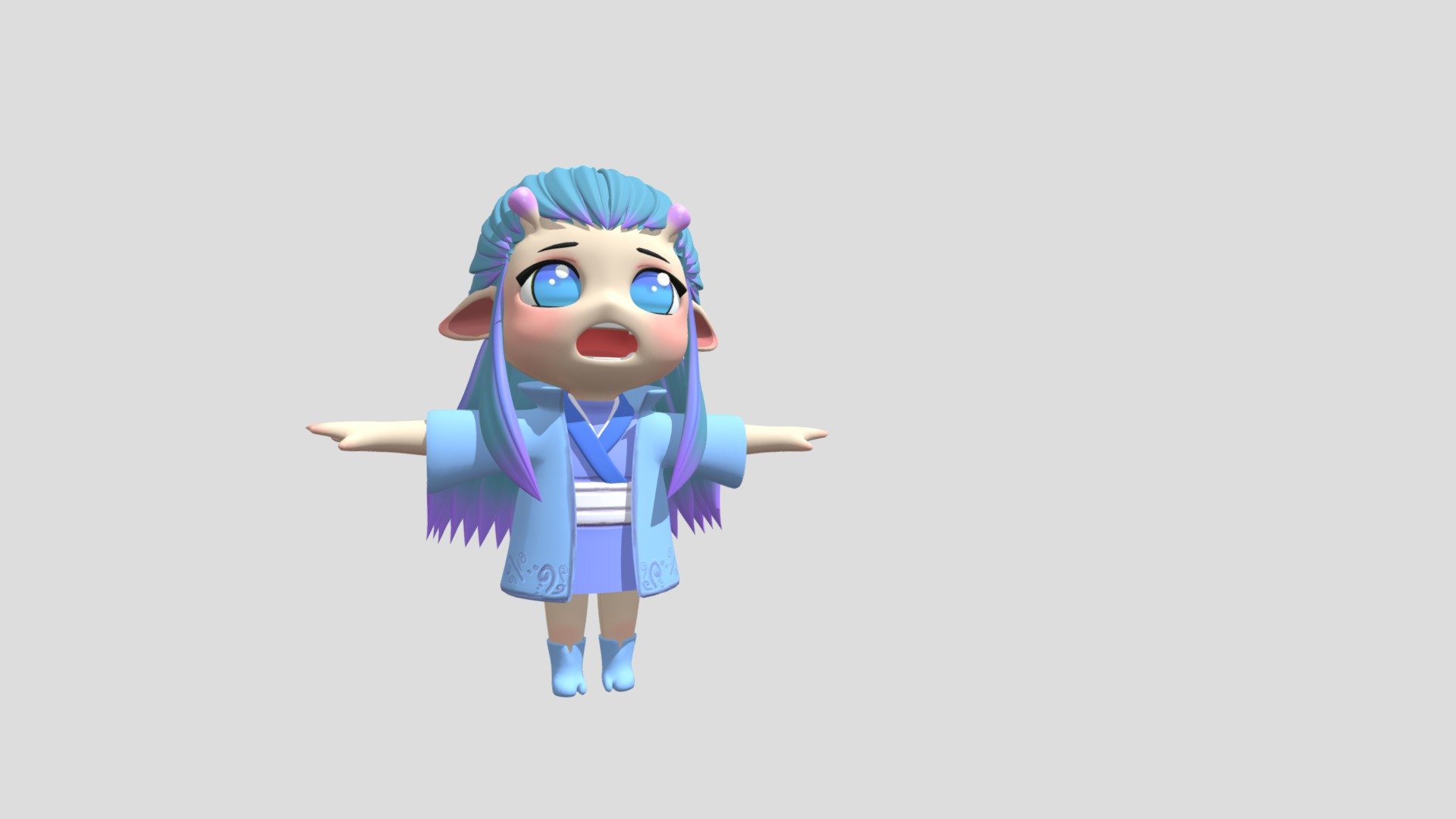 Chibi - 3D model by sunjangyo12 [a1aa828] - Sketchfab